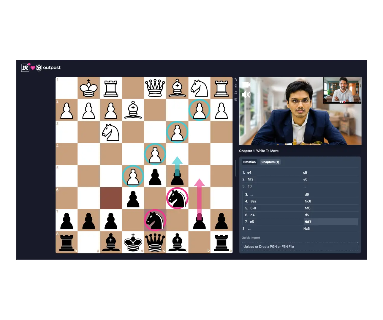 OUTPOST - Chess fans meets chess superstars and legends